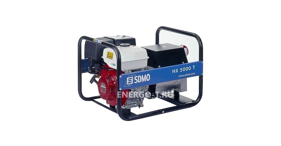 Бензиновый генератор SDMO HX 5000 TC (HX 5000 TS) цена, характеристики ...